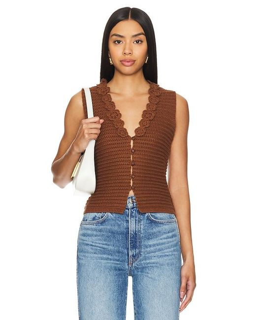 Tularosa Callia Vest in Blue | Lyst
