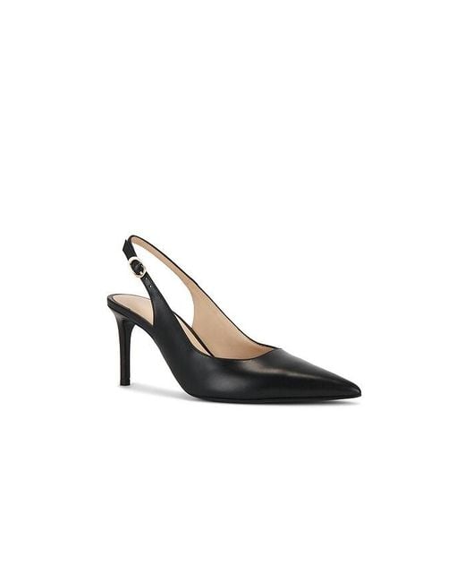 Stuart Weitzman Stuart Power Slingback 75 Pump in Black | Lyst