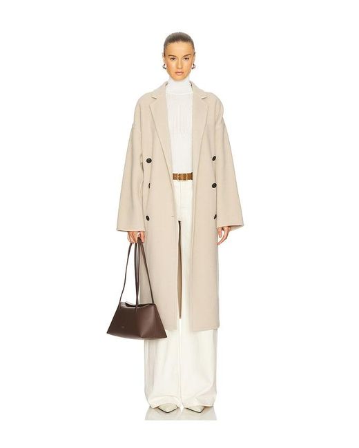 Rag & Bone Thea Italian Splittable Coat in Natural | Lyst