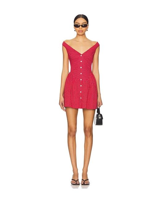 Frankie's Bikinis Charlotte Dress in Red | Lyst