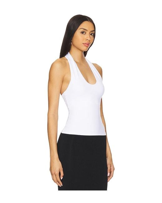 Susana Monaco Urban Halter Top in White | Lyst