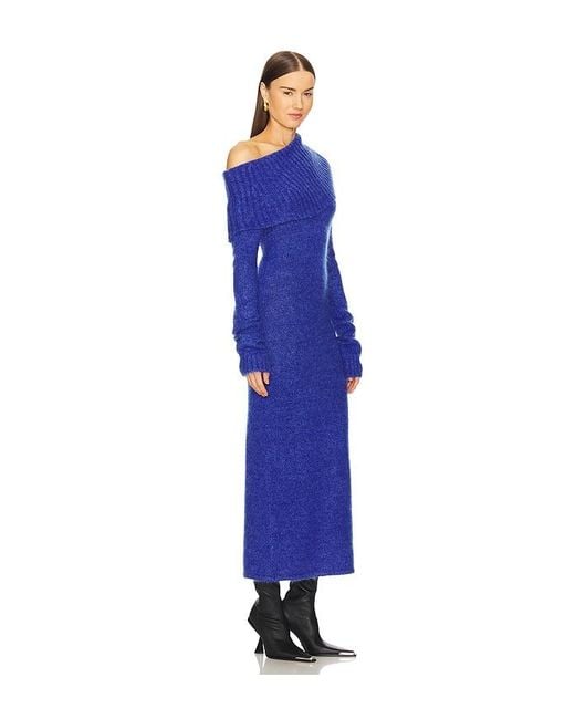 Cult Gaia Grayson Knit Dress in Blue | Lyst