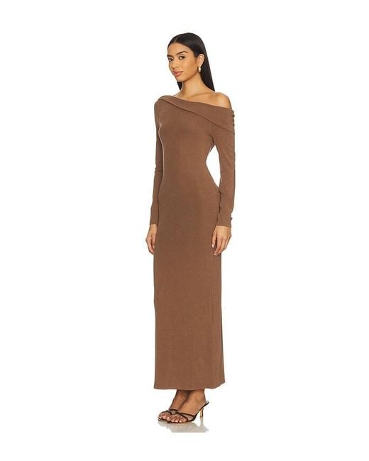 Elodie the Label Elodie Denis Dress in Brown | Lyst UK