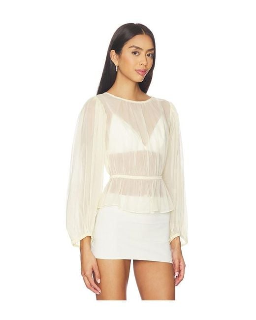 Astr Amie Top in White | Lyst UK