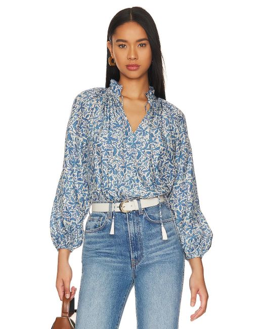 Natalie Martin Penny Blouse in Blue | Lyst Natalie Martin Penny Blouse in Blue | Lyst