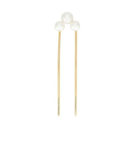 Jennifer Behr Gretel Hair Pin in White | Lyst UK