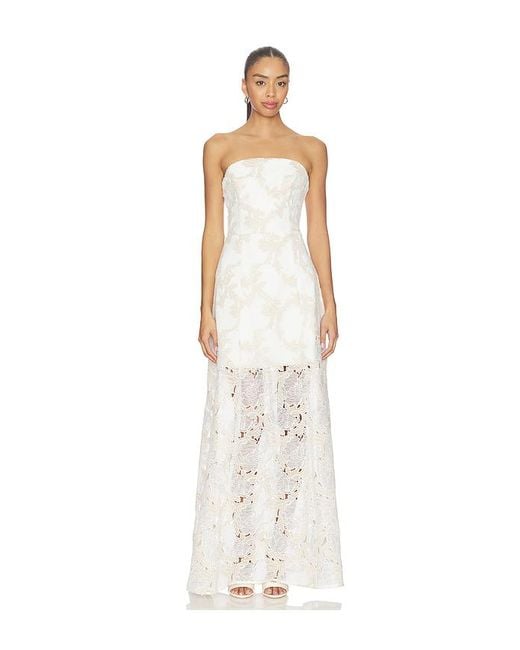 Elliatt Kira Gown in White | Lyst UK