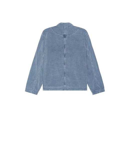 Asher Bailey Cord Work Jacket in Blue for Men | Lyst