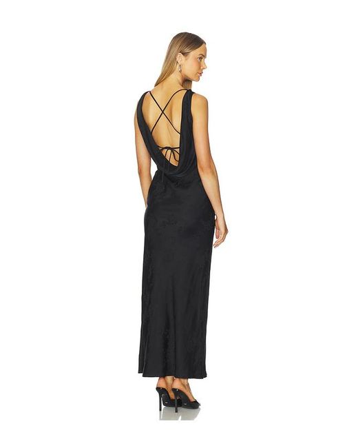 Stone Cold Fox X Revolve Billy Jacquard Gown in Black | Lyst UK