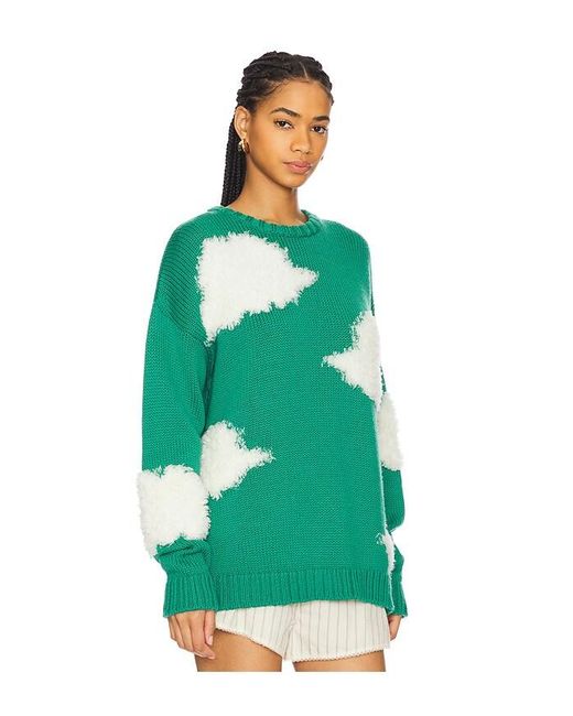 Fiorucci Cloud Sweater in Green | Lyst