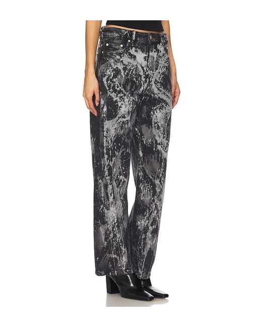 Ganni Heavy Denim Izey in Black | Lyst