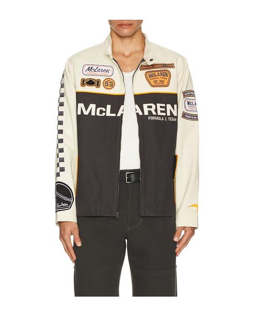 McLaren Formula 1 Happy Hour Moto Jacket in Black for Men | Lyst UK