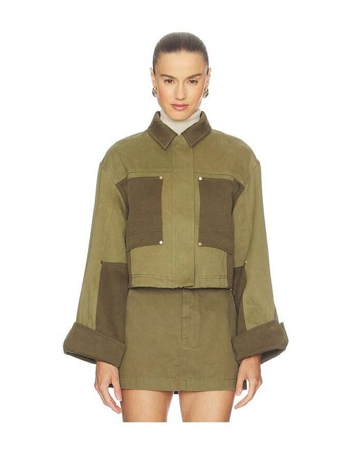 Cult Gaia Anders Jacket in Green | Lyst UK