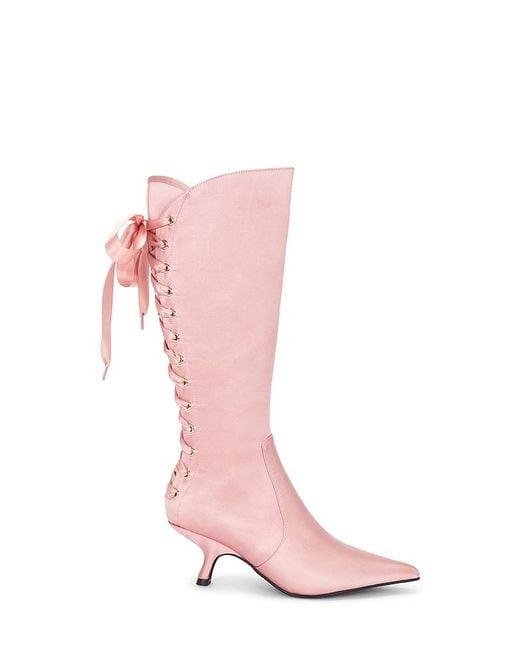 Jeffrey Campbell Leggy Boot in Pink | Lyst