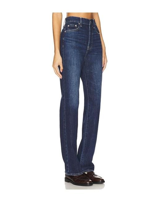 Pistola Cassie High Rise Wide Leg in Blue | Lyst