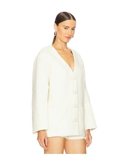 Astr Maidy Coat in White | Lyst