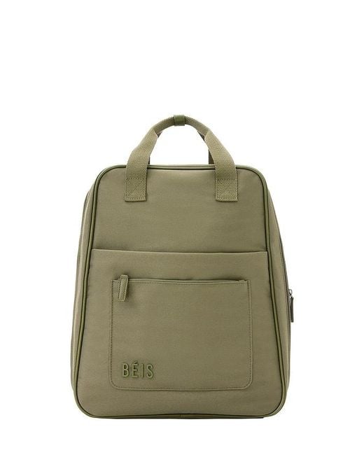 BEIS The Expandable Backpack in Green | Lyst