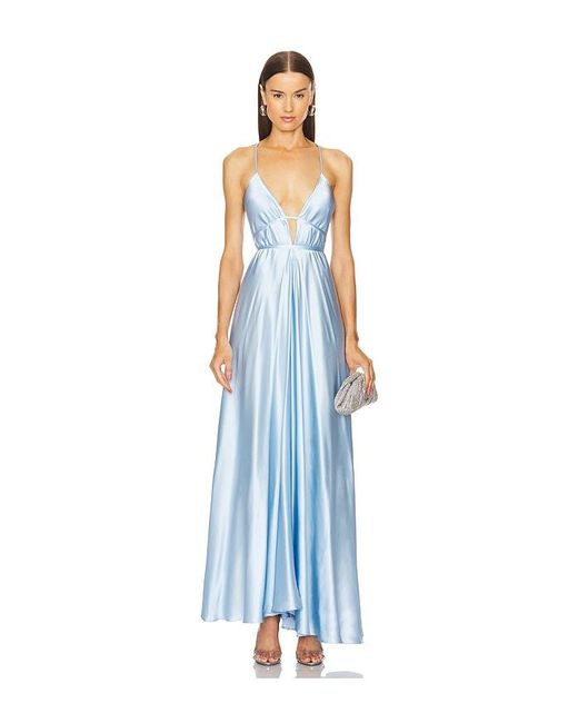 Michael Costello X Revolve Willow Gown in Blue | Lyst