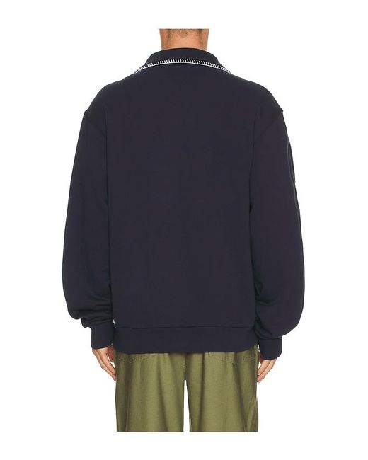 Malbon Golf Maxwell Sweatshirt in Blue for Men | Lyst UK