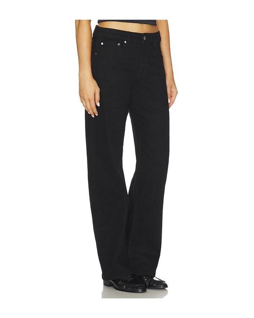 EB DENIM Alida Loose Bowed Jean in Black | Lyst UK