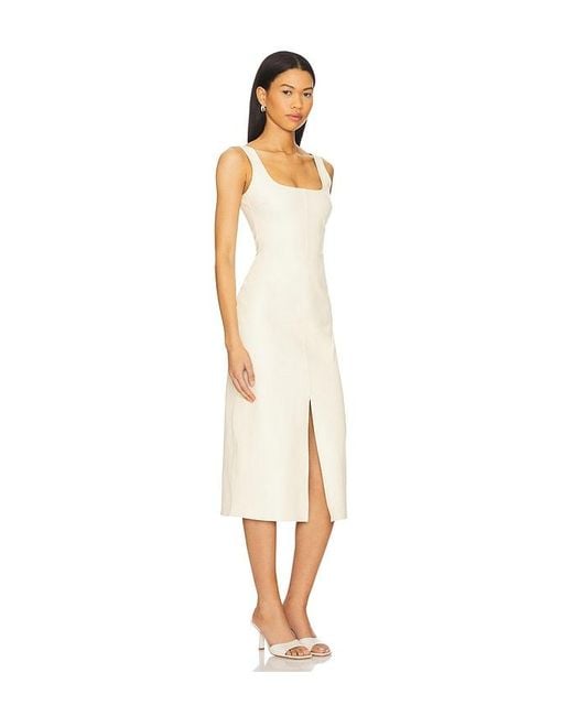 Commando Faux Leather Tank Dress in White | Lyst