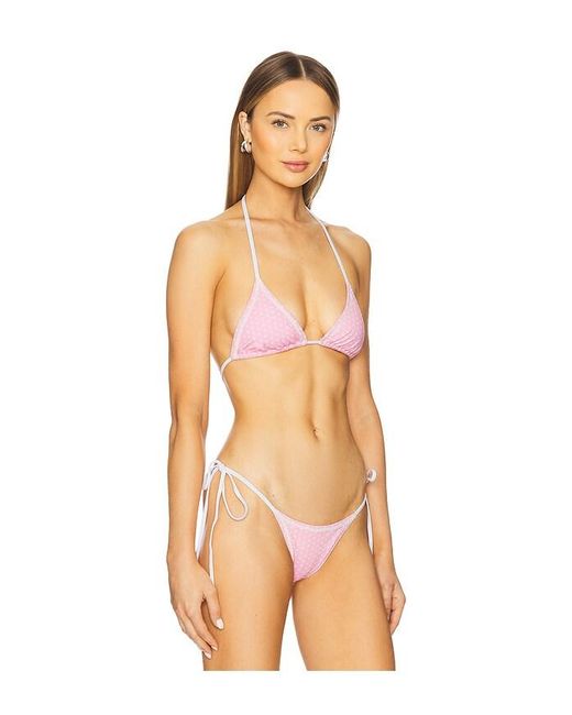 Frankie's Bikinis Nick Bikini Top in Orange | Lyst