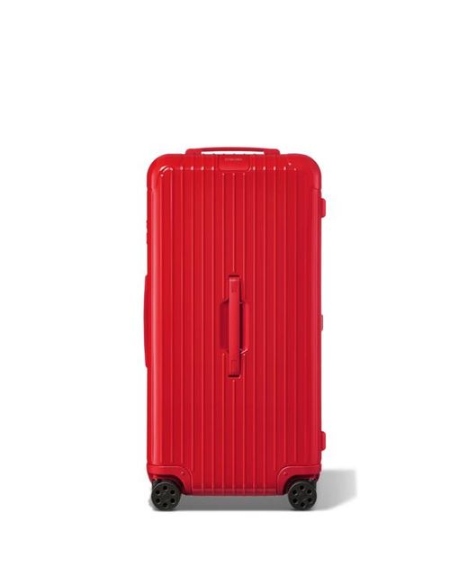 RIMOWA Essential Trunk Plus Large Check-in Suitcase in Red | Lyst