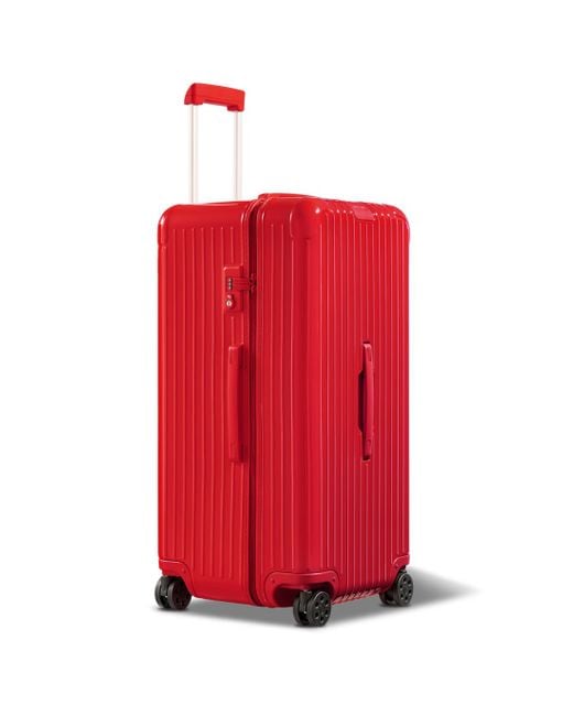 RIMOWA Essential Trunk Plus Large Check-in Suitcase in Red | Lyst