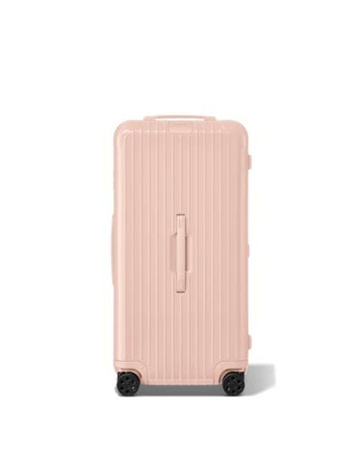 RIMOWA Essential Trunk Plus Large Check-in Suitcase in Pink for Men | Lyst