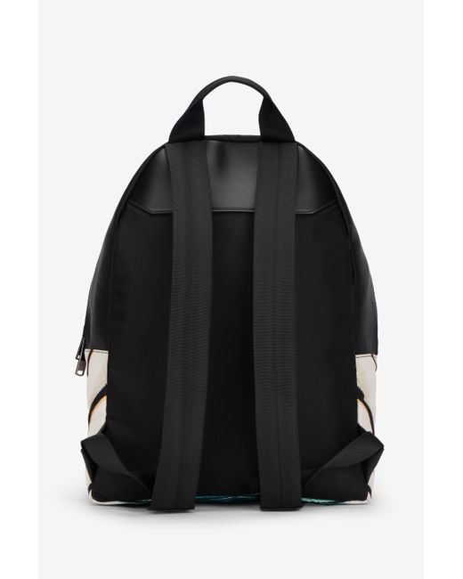 Roberto Cavalli Ray Of Sea Print Backpack in Blue for Men | Lyst
