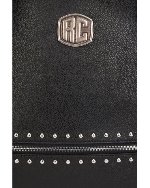 Roberto Cavalli Studded Leather Backpack in Black for Men | Lyst