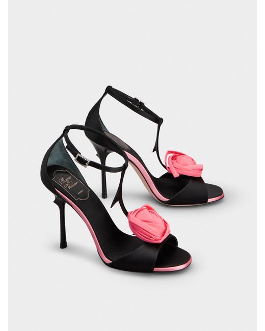 Roger Vivier Rose Vivier Sandals in White | Lyst UK