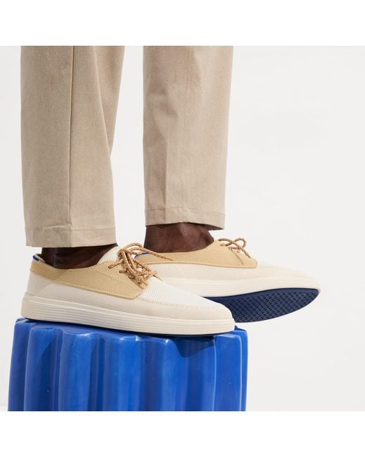 Rothy's Ravello Boat Shoe in White for Men | Lyst