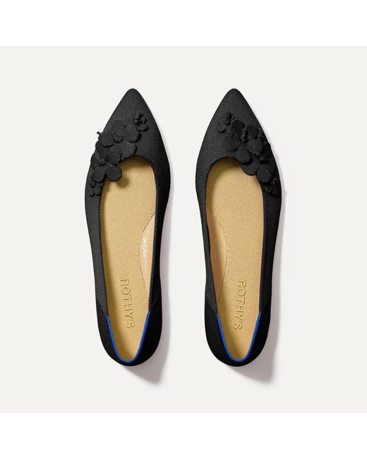 Rothy's The Petal Point Ii in Black | Lyst