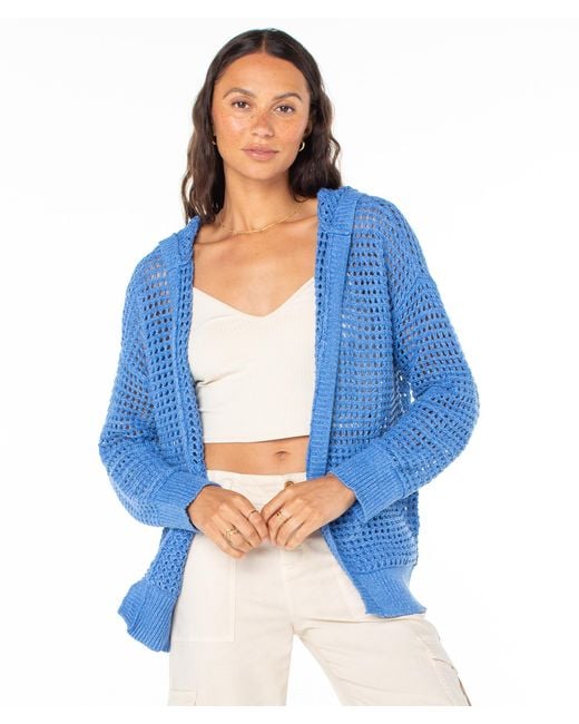 Roxy Thea Sweater in Blue | Lyst