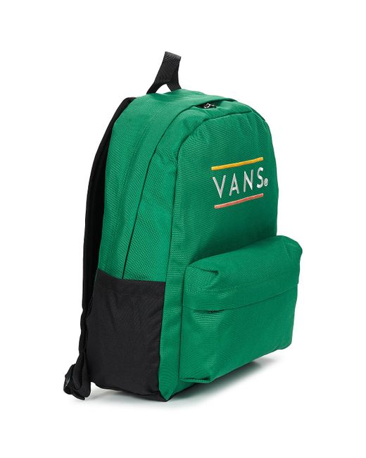 Vans Backpack Old Skool Backpack in Green | Lyst UK