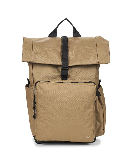 Levi's Backpack L-pack Roll-top in Natural | Lyst UK