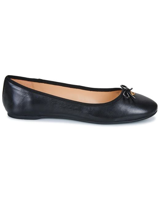 COACH Shoes (pumps / Ballerinas) Abigail Leather Ballet Flat in Blue ...