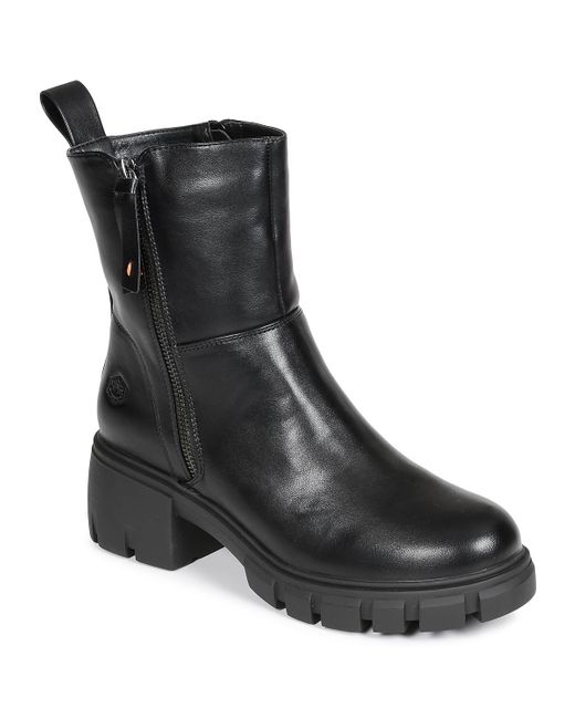 Lumberjack Low Ankle Boots Rosita in Black | Lyst UK