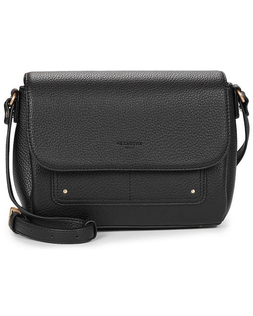 Hexagona Shoulder Bag Zora in Black | Lyst UK