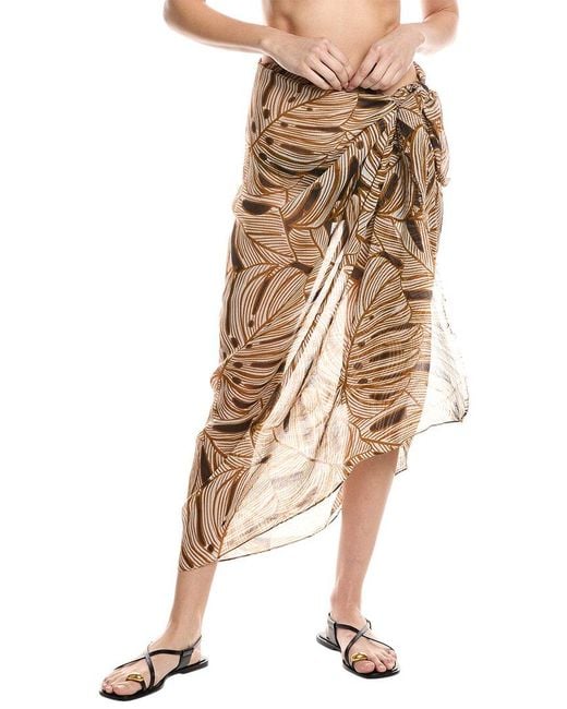 Echo Monstera Pareo in Natural | Lyst