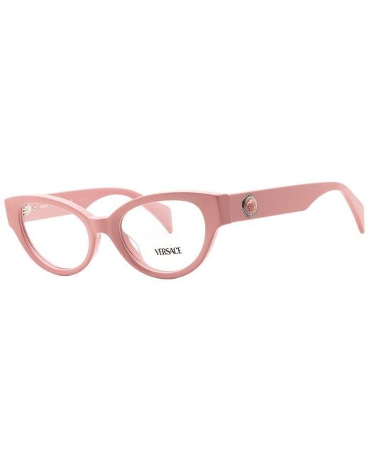 Versace 0Ve3361U 51Mm Optical Frames in Pink | Lyst UK