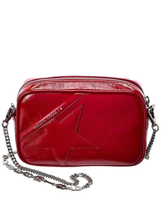 Golden Goose Star Mini Patent Crossbody in Red | Lyst UK