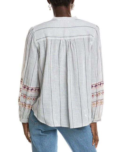 ANNA KAY Le Paris Fleur Blouse in White | Lyst UK