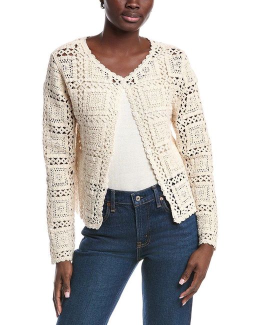 ANNA KAY Eleonor Cardigan in White | Lyst UK