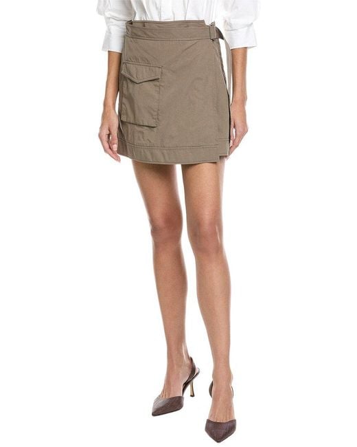 Jonathan Simkhai Fraser Mini Shirtdress in Green | Lyst UK