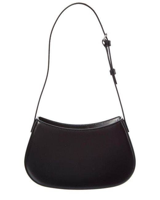 Celine Tilly Medium Leather Shoulder Bag in Black | Lyst