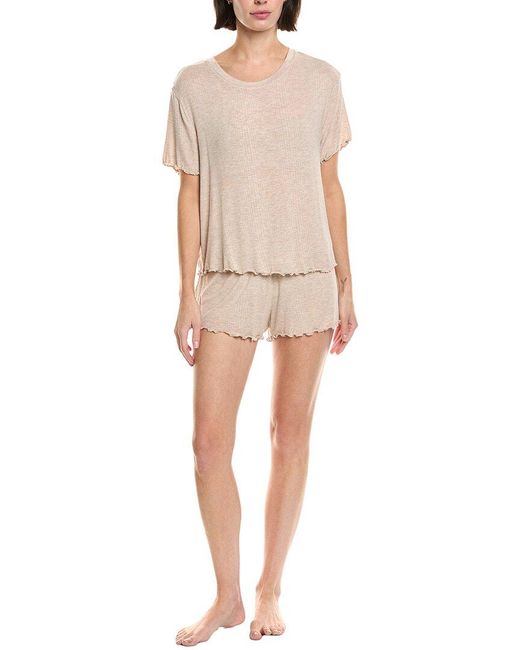 Honeydew Intimates 2Pc Dreamland Shortie Set in Natural | Lyst UK