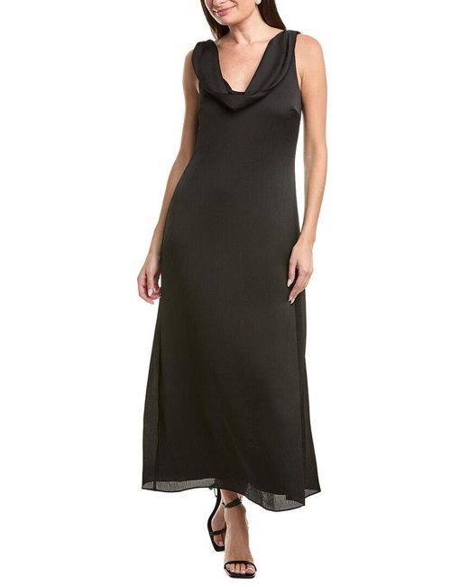 Laundry by Shelli Segal Cowl Neck Gown in Black | Lyst UK