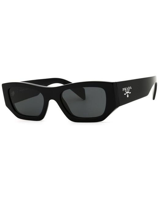 Prada 0Pr A01S 53Mm Sunglasses in Black | Lyst UK